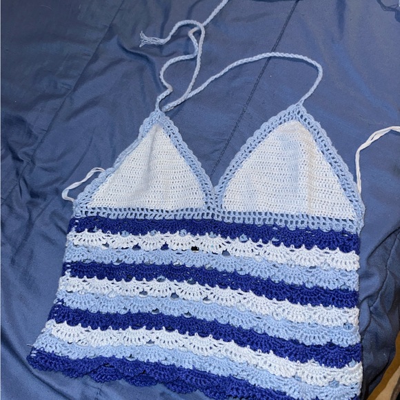 Tops | Y2k Crochet Crop Top | Poshmark